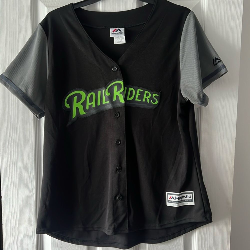 Scranton/Wilkes-Barre Railriders Official Majestic Xl… - Gem